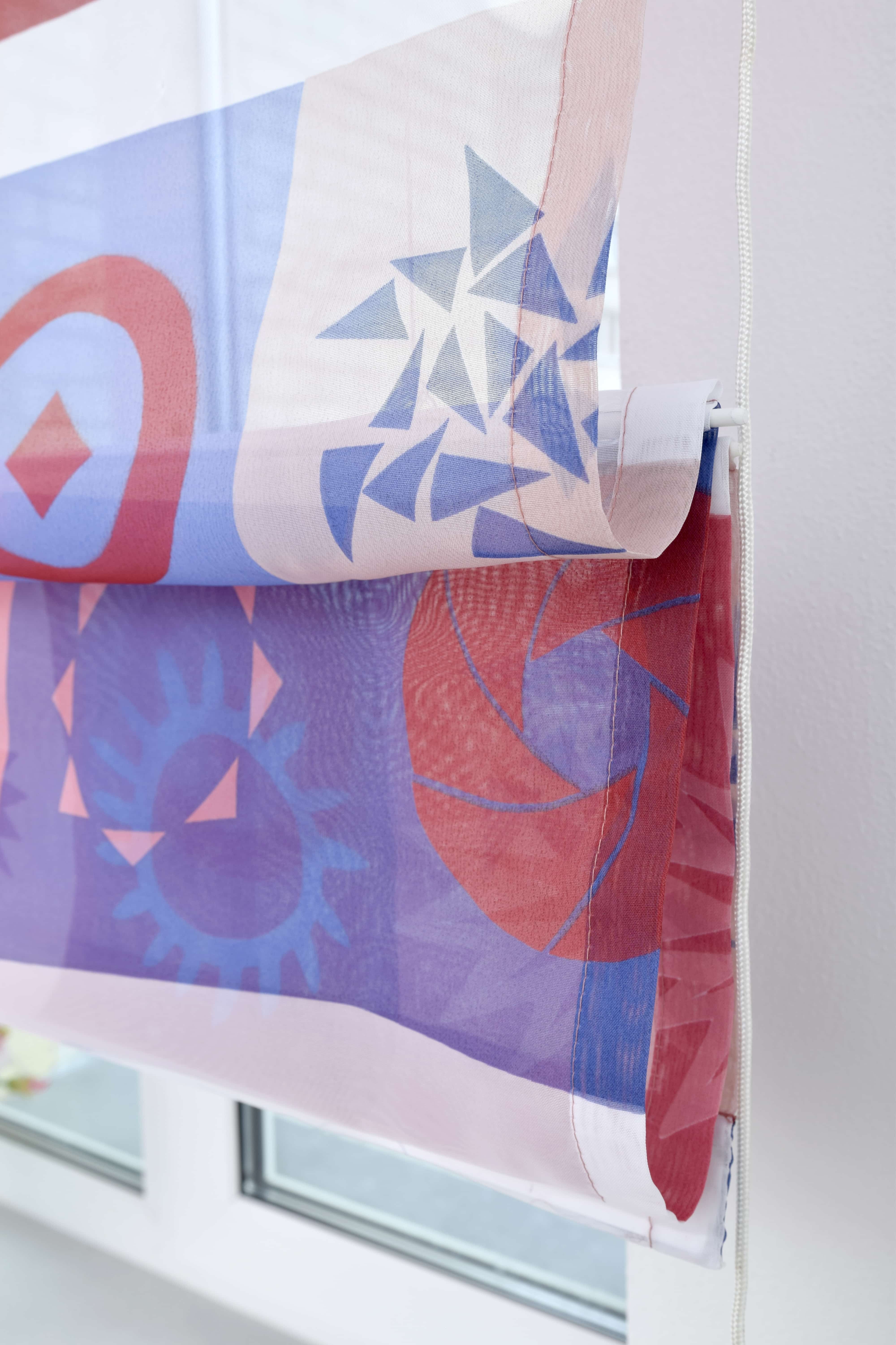 РИМСКАЯ ШТОРА МАКСИ «Калейдоско́п» (ширина 140 см) МЕХАНИЗМ С ТОРМОЗОМ-ШНУРА, СШД-210/006 склад ...