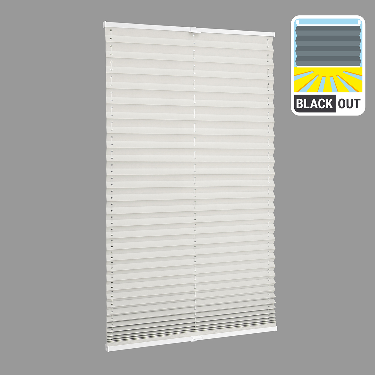 ШТОРА ПЛИССЕ РИСУНОК «Basic BLO" БЕЛЫЙ, СПШ-37102 10206001254 | Shop-Delfa